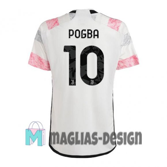 Maglie Calcio Juventus (POGBA 10) Seconda Bianco 2023-2024 - €28.00