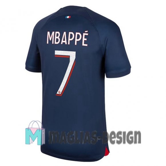Maglie Calcio Paris PSG (Mbappé 7) Prima Blu Royal 2023-2024 - €28.00