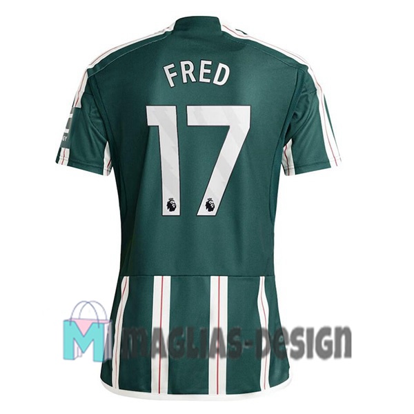 Maglie Calcio Manchester United (Fred 17) Seconda Verde 2023-2024 - €28.00